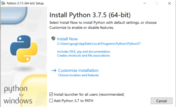 Python Installation Guide American Young Coder Ayc