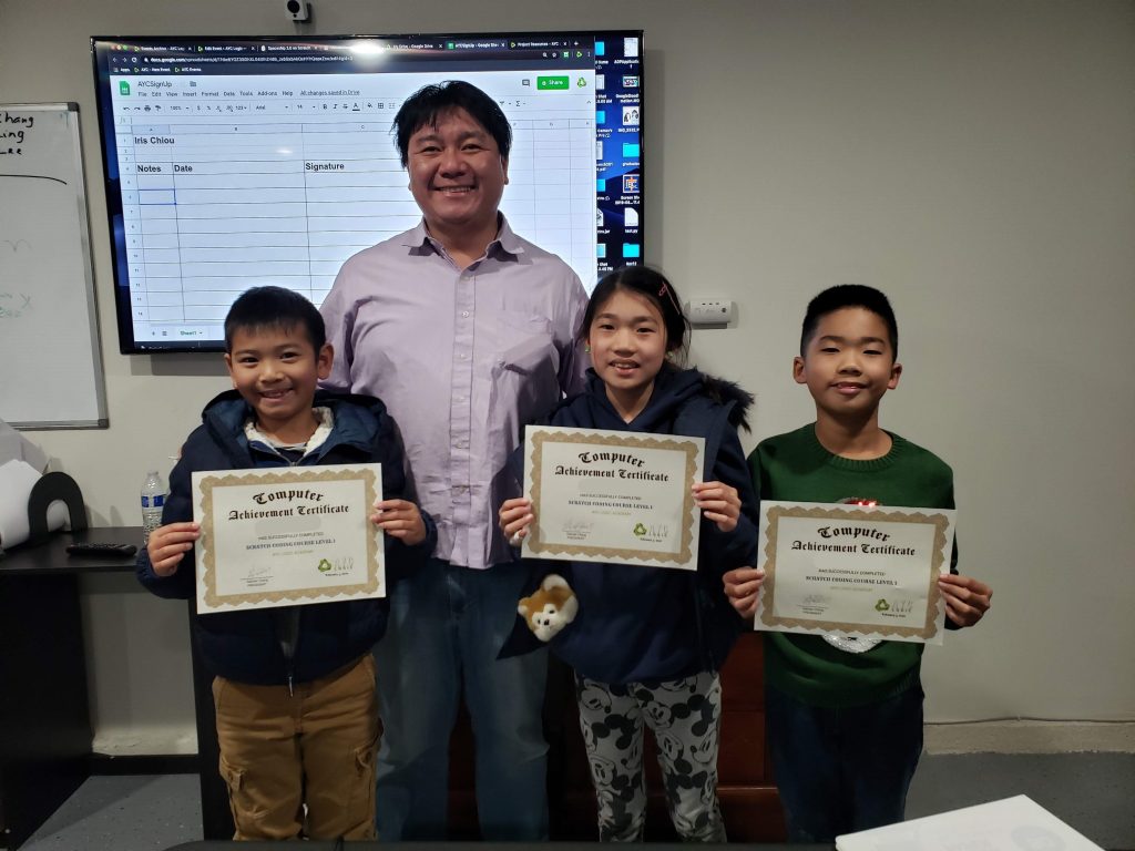 Congratulations For Graduating Scratch Level 1 American Young Coder Ayc