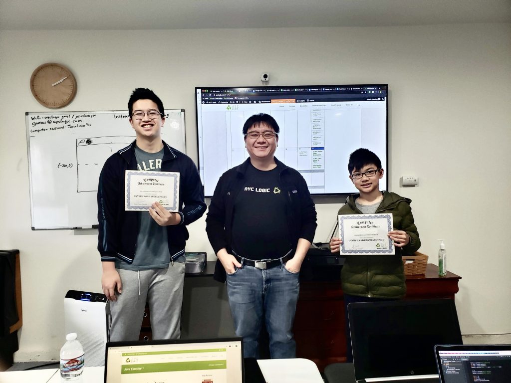 Python Game Development Graduates - American Young Coder (AYC)