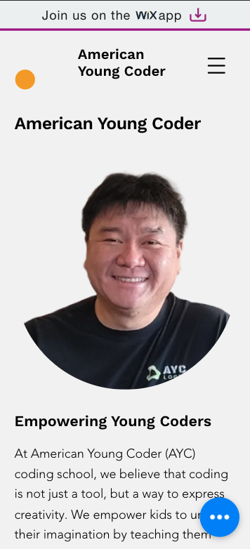 Website Creation - American Young Coder (AYC)